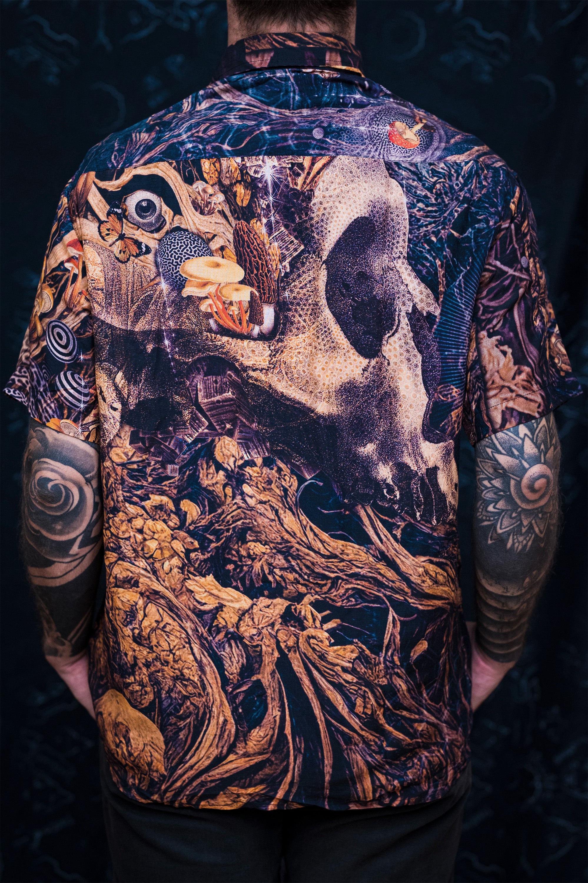 Full Moon Rising Bamboo Shirt Vanaghotra – Eternal Knot Apparel